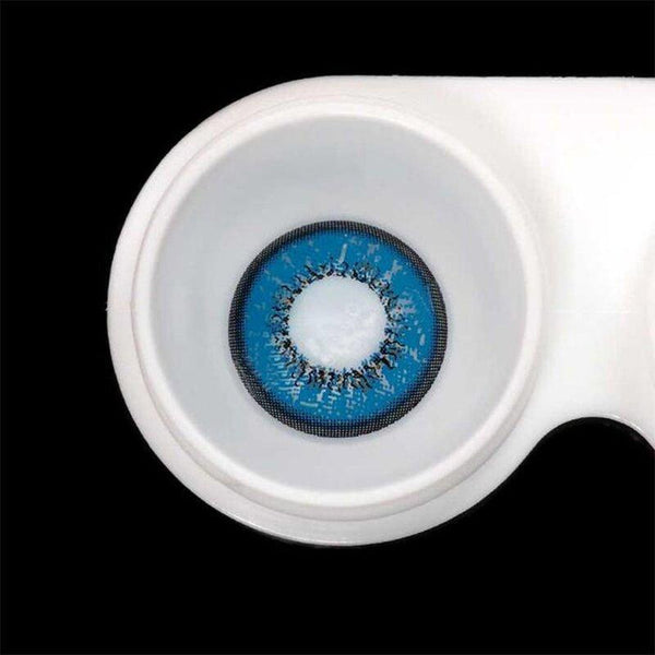 Love Word Blue Crazy Color Contact Lenses【PRESCRIPTION】 – contactlenscolor